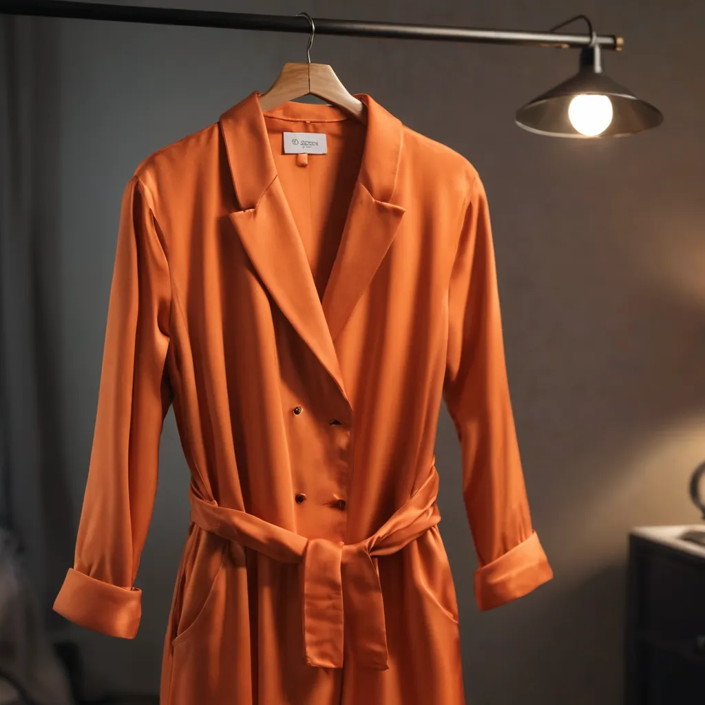 Elegance Personified: Embracing the Sophistication of Orange Silk Pajamas